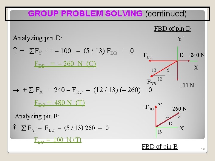 Engineering Mechanics STATICS PDT 181 Lecture 12 By