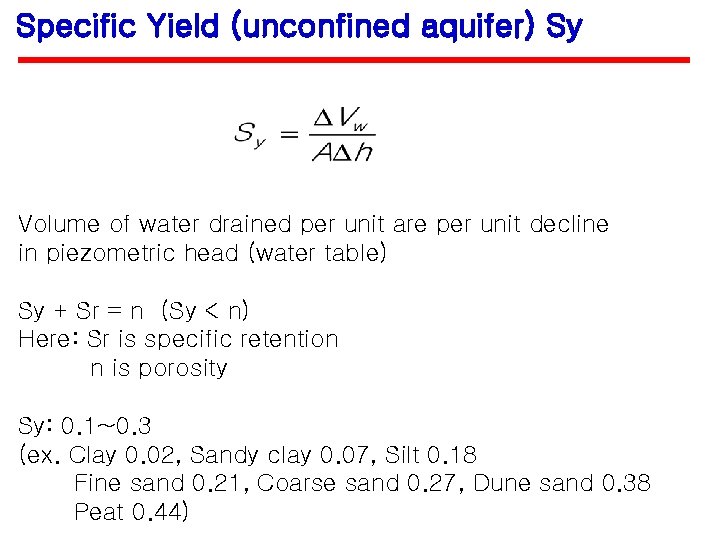 Groundwater Pollution Remediation NOTE 3 Joonhong Park Yonsei
