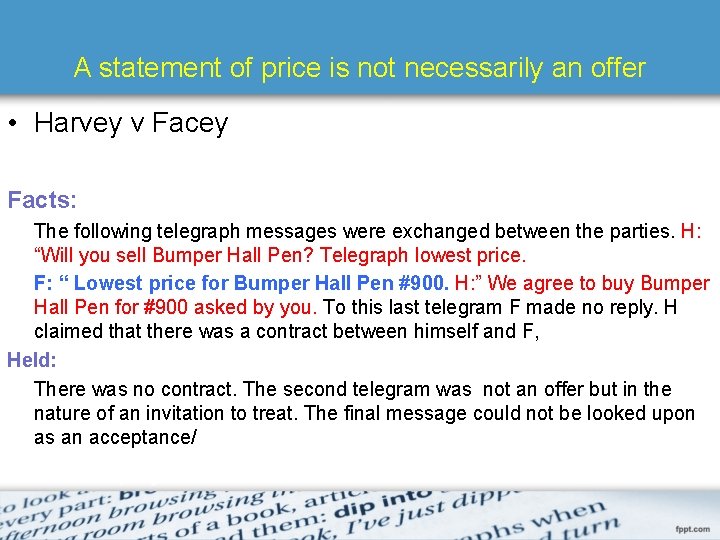 CHAPTER 2 LAW OF CONTRACT What is a