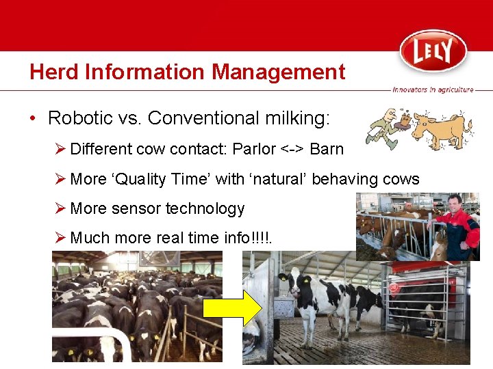 Precision Robot Dairy Management Solving the problem before