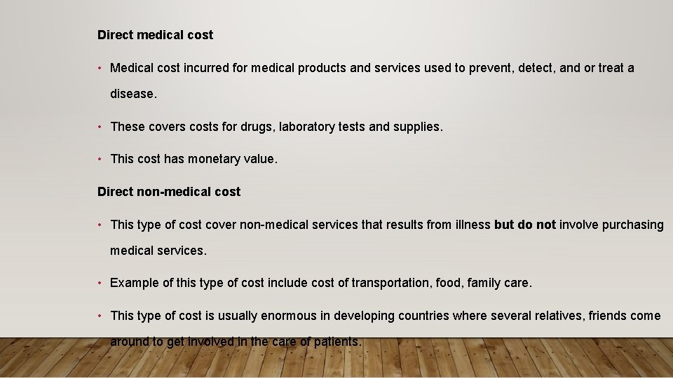 COST CONCEPT AND ECONOMIC EVALUATION BY MARGARET AYORINDE