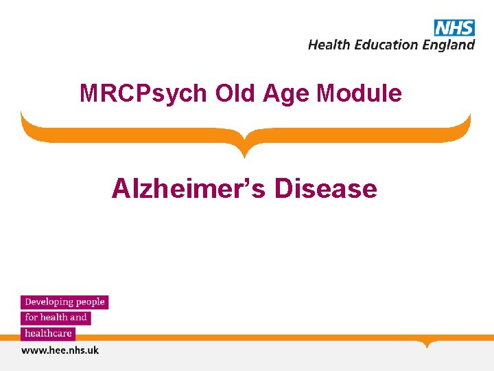 MRCPsych Old Age Module Alzheimers Disease OA Module