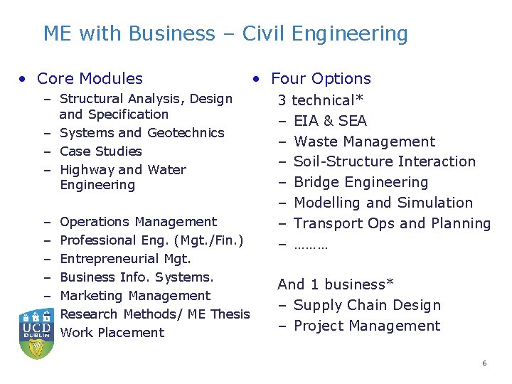 Why Engineering with Business The ME Engineering with
