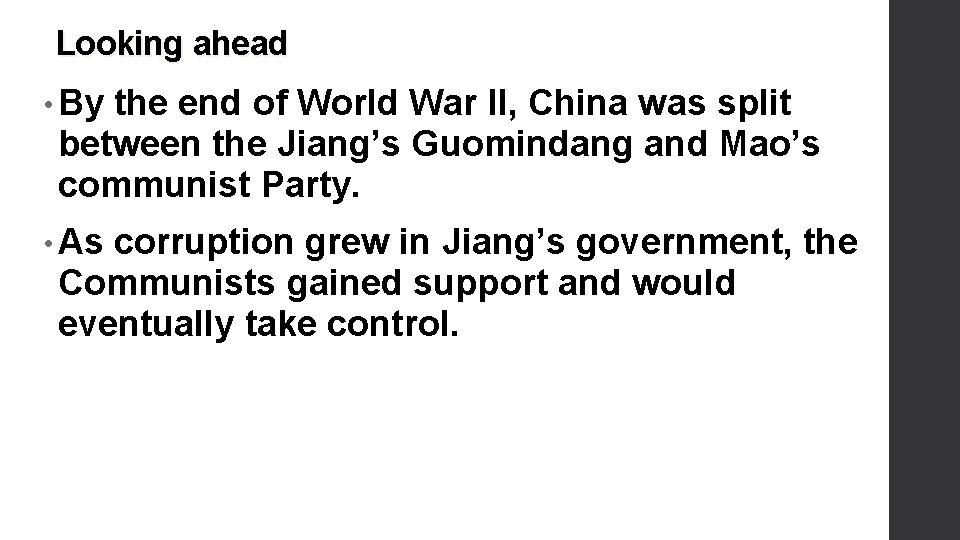 Upheavals in China Chapter 12 4 Focus Question