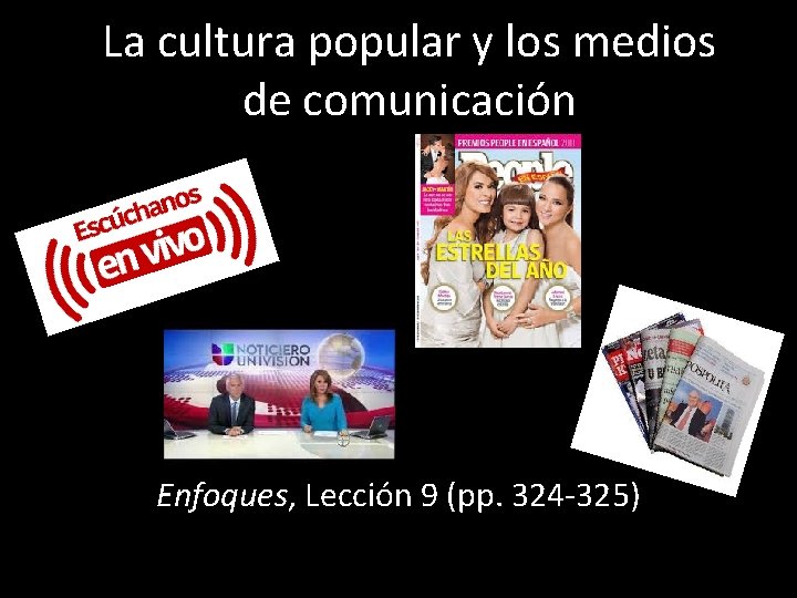 La cultura popular y los medios de comunicacin