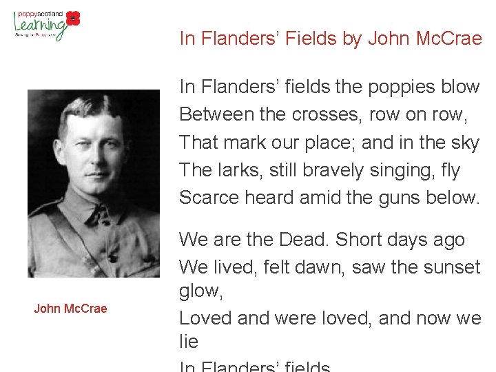 1 Part 1 History of the Poppy Remembrance