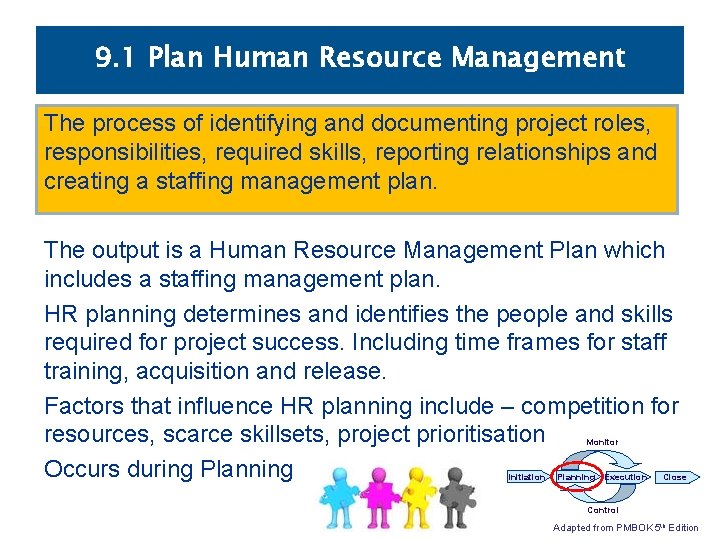 9 1 Plan Human Resource Management The process