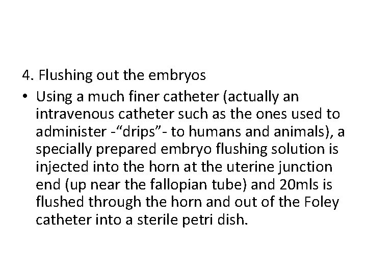 MOET in Sheep MOET stands for Multiple Ovulation