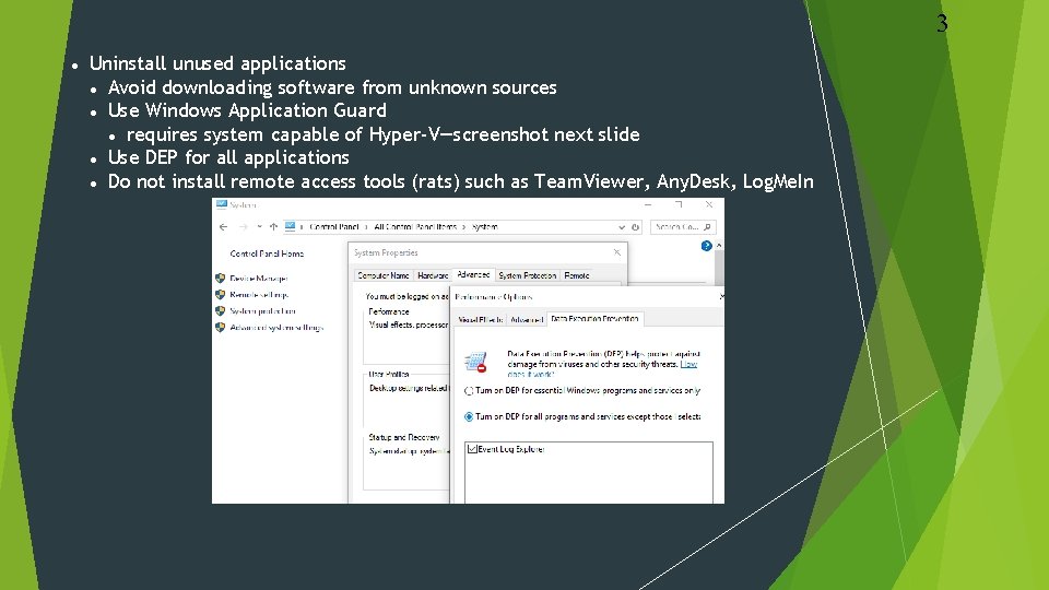 1 Cyber Patriot Lecture Series How to Secure