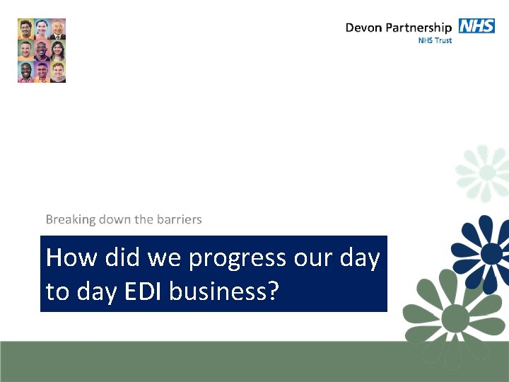 Devon Partnership Trust Equality Diversity Inclusion Report 2016