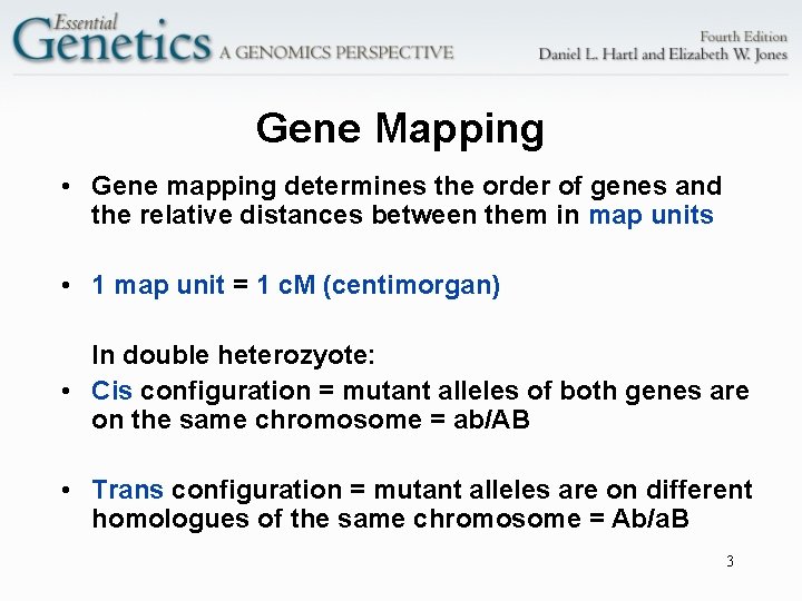 4 Gene Linkage and Genetic Mapping Mendels Laws