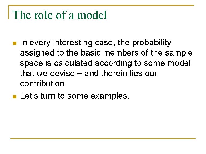 Probability for linguists John Goldsmith What is probability