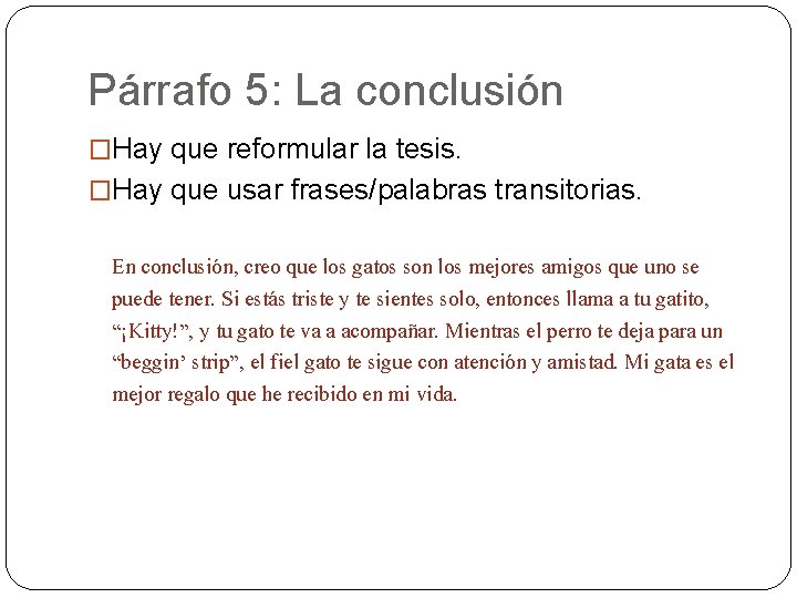 El Ensayo de 5 Prrafos Como escribir el
