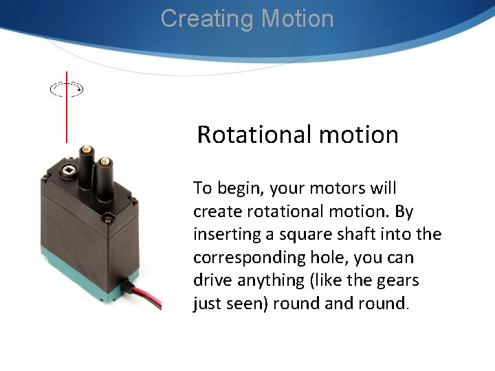 Introduction Frame Build Motion Power Control Sensors Project