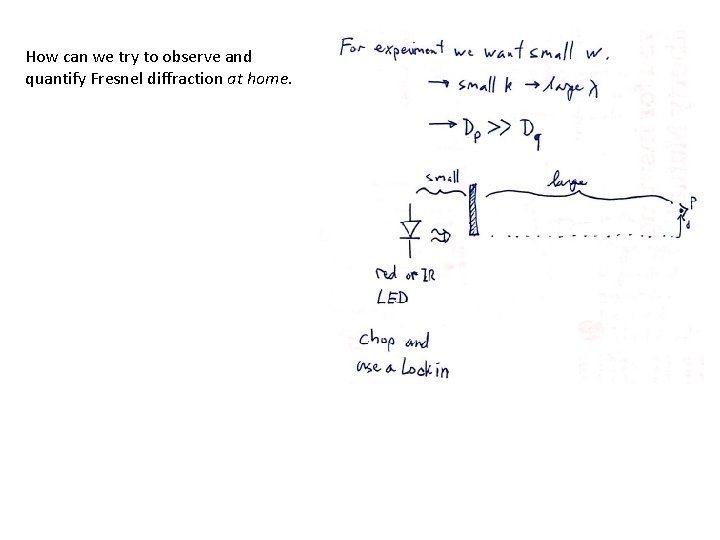 Fresnel diffraction LL 2 section 60 General diffraction