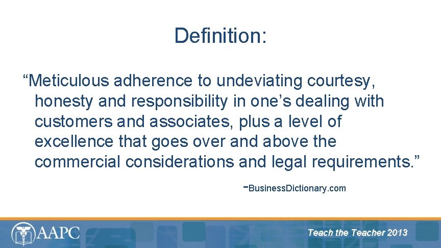 2014 Curriculum ICD10 CM Train the Trainer for