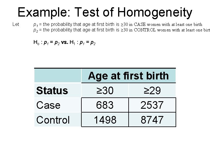 Nonparametric Statistics Exact test Sign Test 2 test