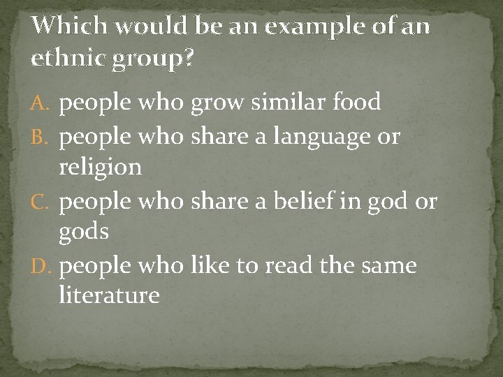 STUDYING THE RELIGIONS AND DIFFERENT ETHNICITIES OF AFRICA