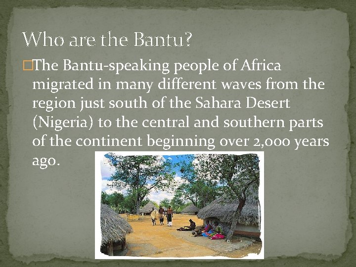 STUDYING THE RELIGIONS AND DIFFERENT ETHNICITIES OF AFRICA