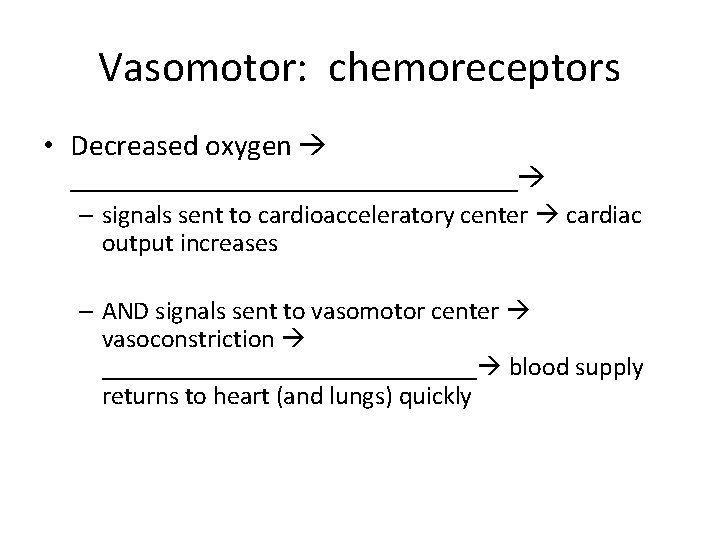 Central Venous Pressure Factors that increase the blood