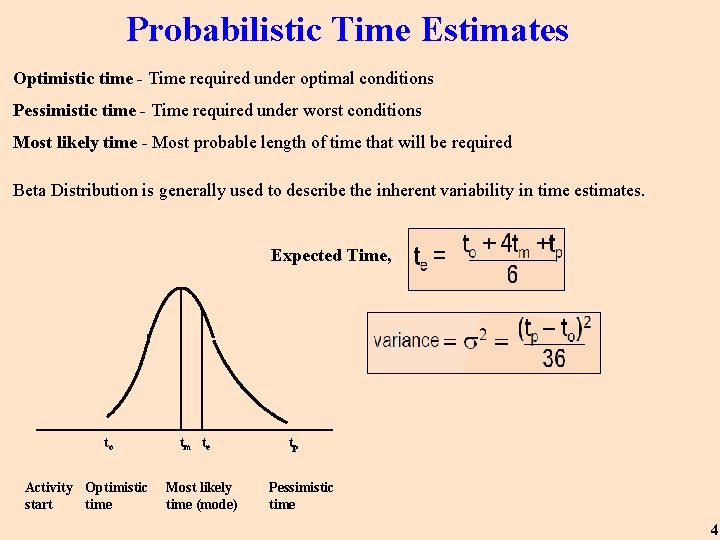 Project Unique onetime operations designed to accomplish a