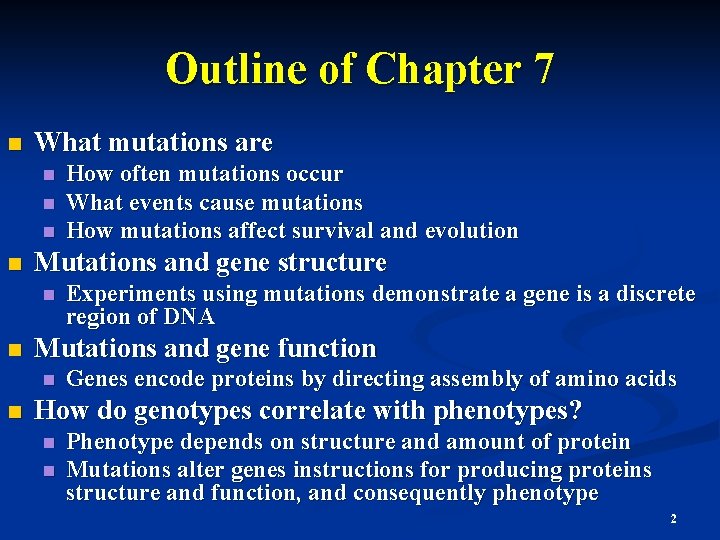 Anatomy and Function of a Gene Dissection through