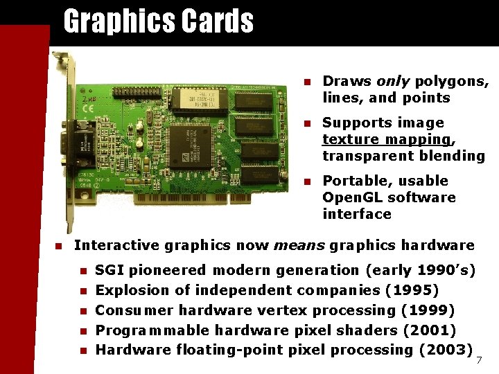 Impostors for Interactive Parallel Computer Graphics Orion Sky