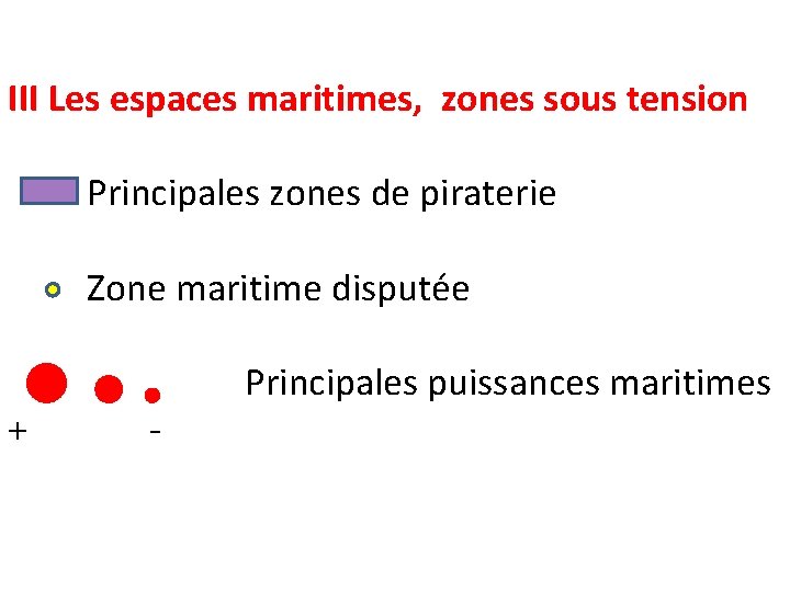 Les espaces maritimes approche gostratgique I Les espaces