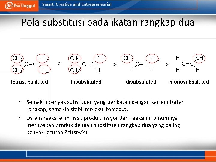 Alkil Halida Reaksi Substitusi Nukleofilik dan Eliminasi PERTEMUAN