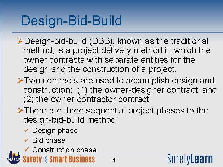 WHAT SMALL AND EMERGING CONTRACTORS NEED TO KNOW
