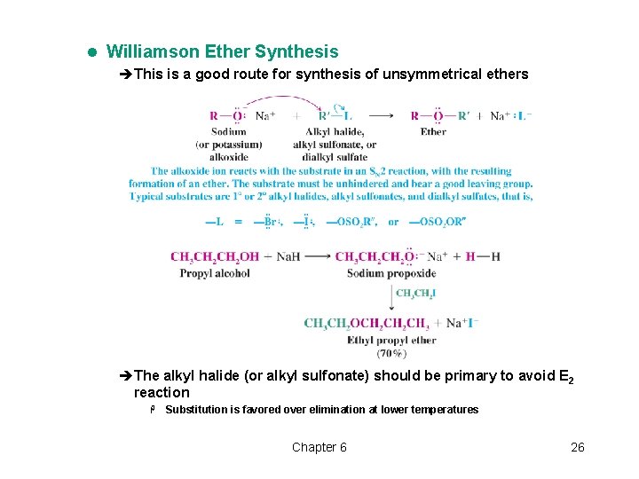 Chapter 6 Alcohols and Ethers Nomenclature of Alcohols