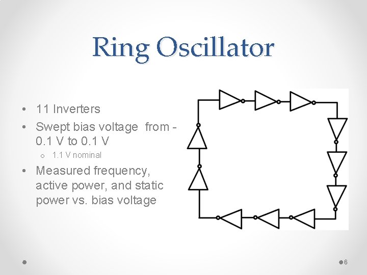 Supply Voltage Biasing in Synopsys Andy Whetzel University