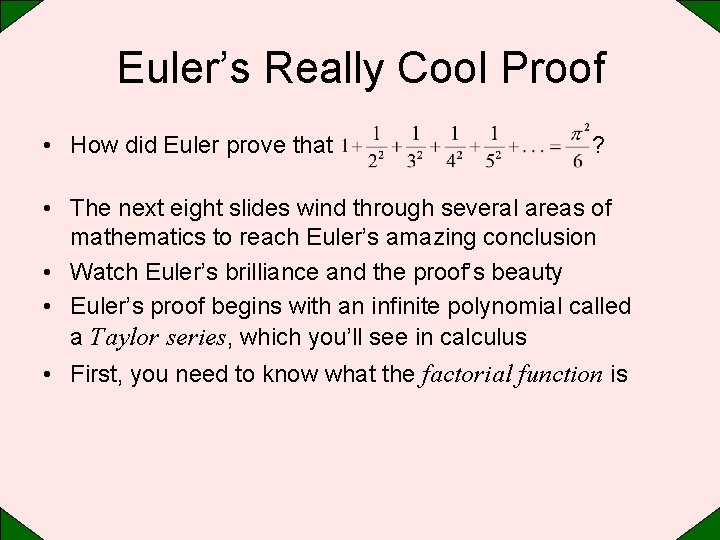 old Swiss banknote honoring Euler The Basel Problem