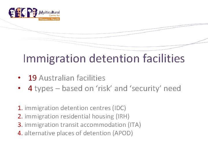 Immigration Detention womens health wellbeing Maria Hach Adele