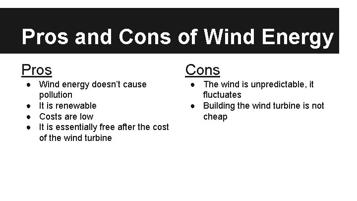 Alternative Energy How Wind Energy Works Wind Energy