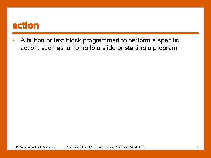 Microsoft Powerpoint 2013 Lesson 4 Vocabulary Designing a