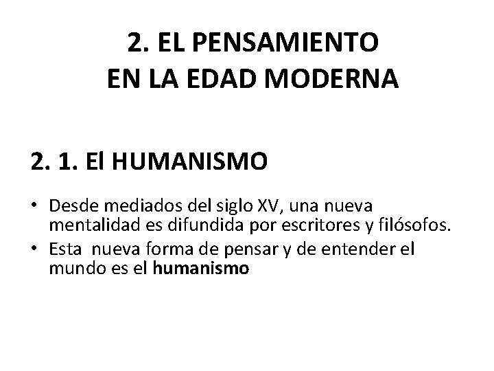 EL INICIO DE LA EDAD MODERNA 1 EL