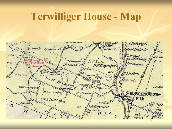 Shawangunk Historical Society n Shawangunk Hearths Revisited Frank