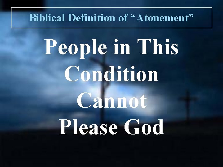 OBEDIENCE How the Cross Brings Man Back to