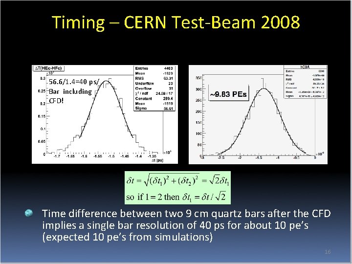 AFP QUARTIC Fast Timing System James L Pinfold