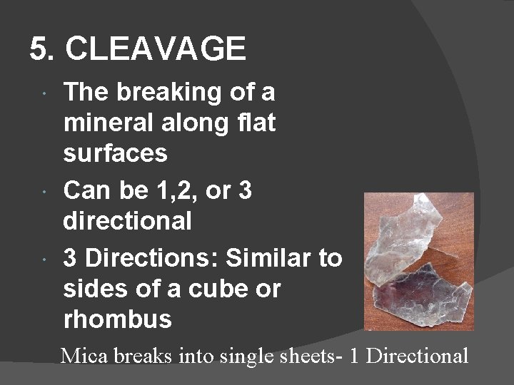 MINERALS AND THEIR PROPERTIES WHAT IS A MINERAL