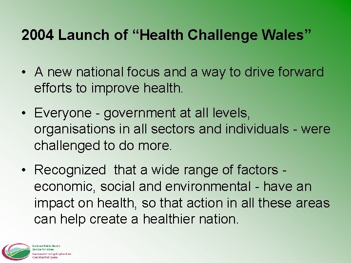Health Social Care and Wellbeing Strategies in Wales