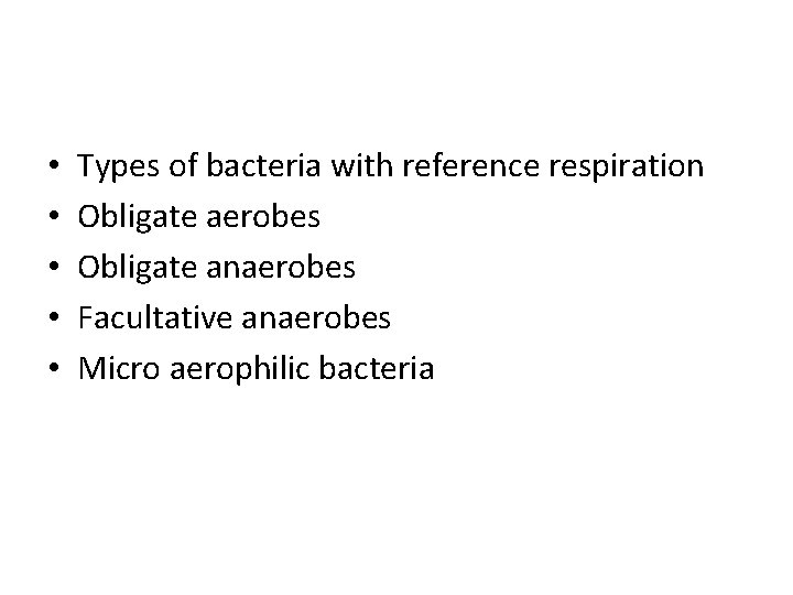 Respiration in bacteria Respiration Fermentation and photosynthesis ...