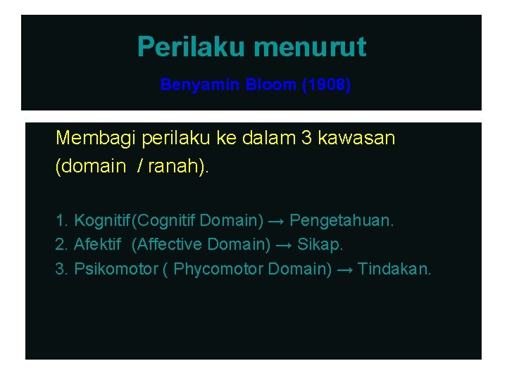 Perilaku Kesehatan dan perubahannya Menurut Blum H L