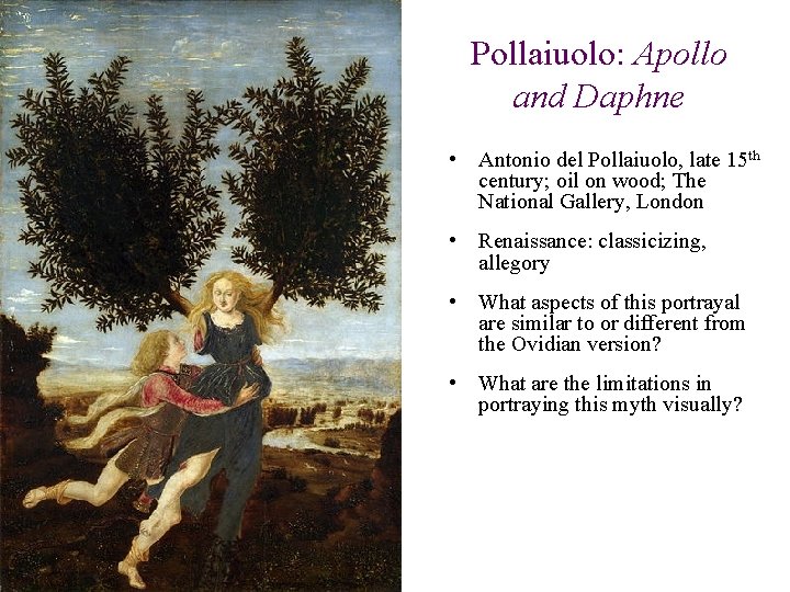 Apollo and Daphne Ovid Metamorphoses I 452 567