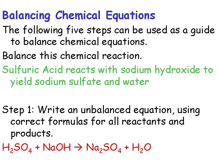 Balanced Chemical Equation For Sodium Sulfate And Water - Tessshebaylo