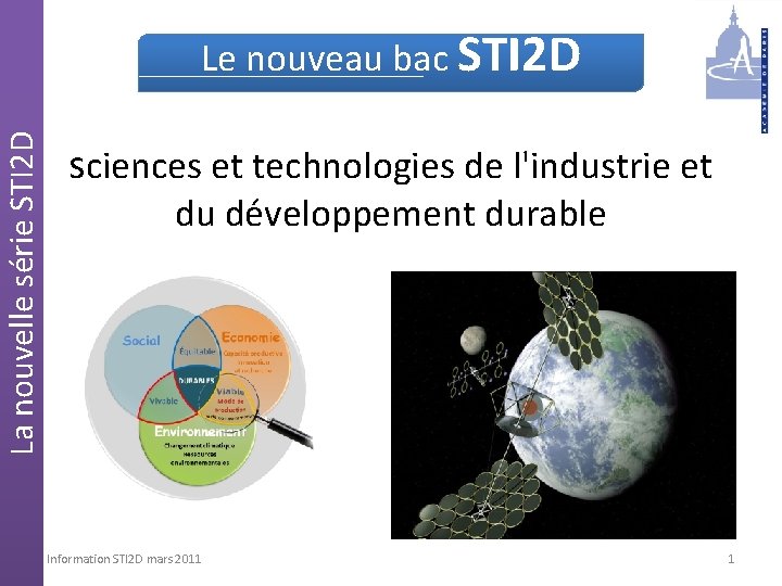 La nouvelle srie STI 2 D Le nouveau
