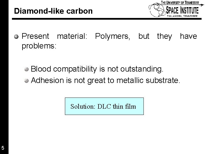 Diamondlike Carbon Thin Film with Controlled Zeta Potential