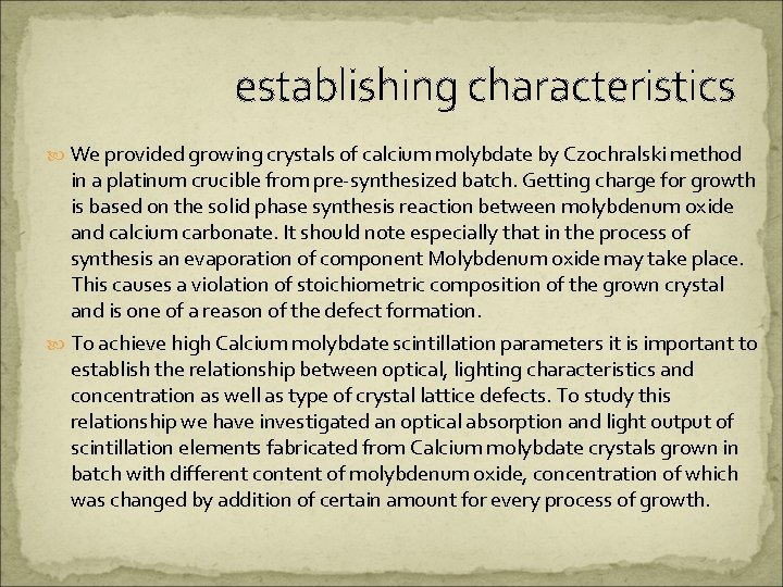 International Workshop on Double Beta Decay Searches Oct