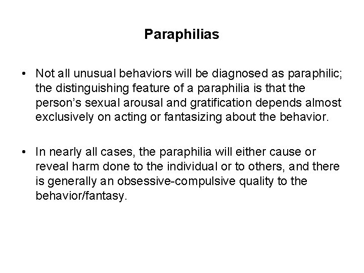 Chapter 16 Atypical Sexual Behavior History of NormalAbnormal